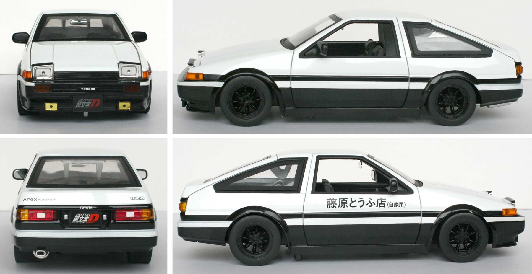 Initial D : Toyota Trueno AE 86 – ech 1/18 (Jada Toys) | Otakia.com