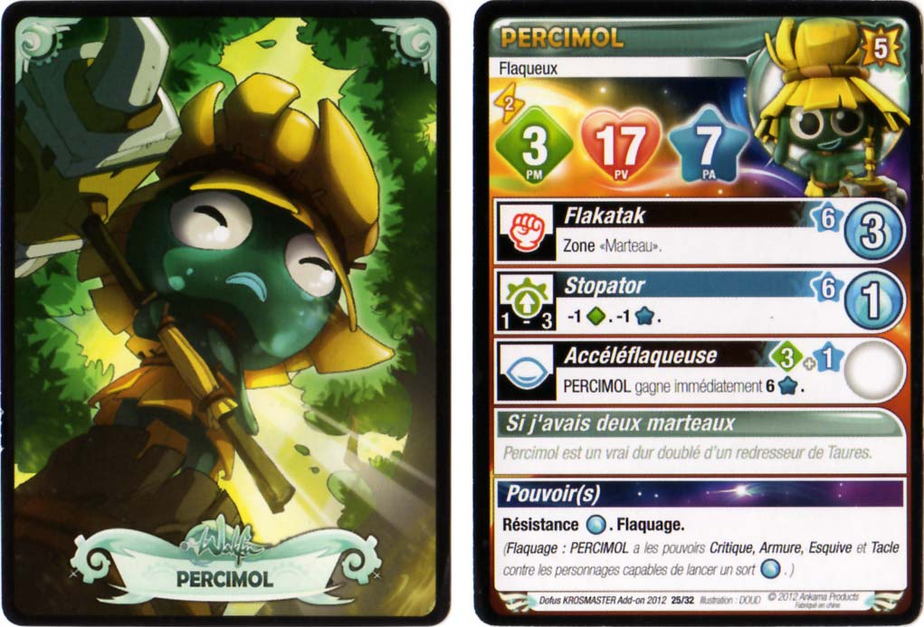 Percimol (Niv 5) – Krosmaster (Wakfu) | Otakia.com