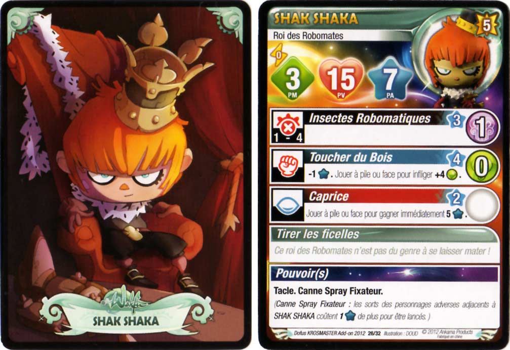 Shak Shaka (Niv 5) – Krosmaster (Wakfu) | Otakia.com